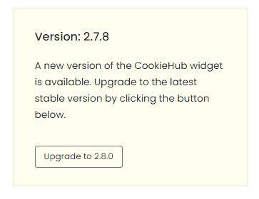 Upgrade Guide (Version 2.8)